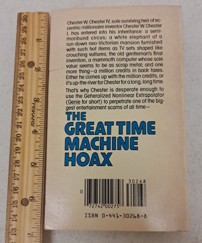 Vintage 1978 Edition 1984 Printing The Great Time Machine Hoax K ...