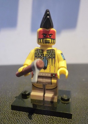 LEGO 71001 Minifigures Series 10 Tomahawk Warrior Indian Mohawk ...