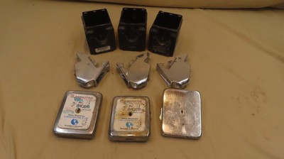 Payphone Parts 3 Vault Doors 3 Coin Boxes & 3 Coin Returns Pay Phone ...