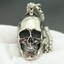 Men's Large Heavy 50 Grams Skull 316L Stainless Steel Biker Necklace ...