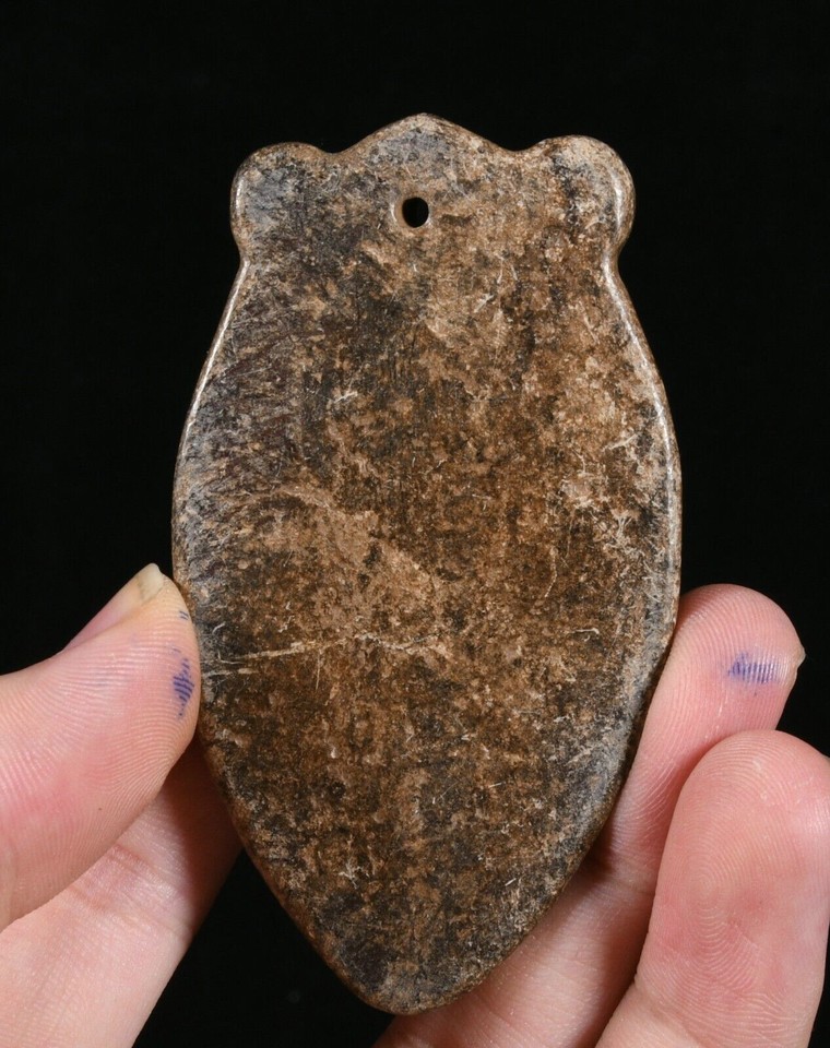 Old Chinese Hongshan Cultue Old Jade Cicada Cicala Got it Animal Amulet ...