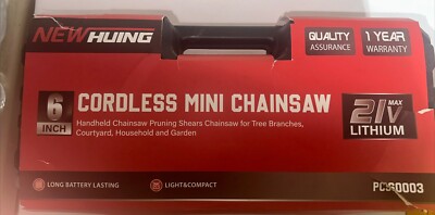 6 Inch Cordless Mini Electric Chainsaw New Huing 21 V Max Lithium | eBay