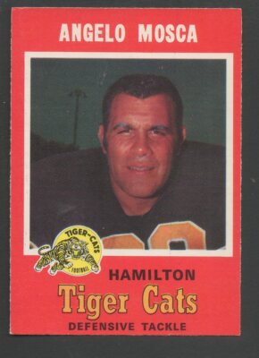1971 OPC Canadian Football Card #69 Angelo Mosca-Hamilton Tiger Cats ...