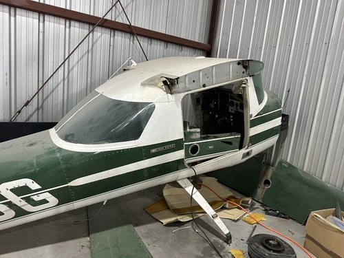 Cessna 150G Fuselage w Data Tag, Bill of Sale, Airworthiness, and Logs ...