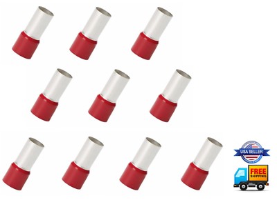 10pcs 2/0 Gauge Wire Ferrule Amplifier Ferrules AWG 2/0 Tin Copper Amp ...