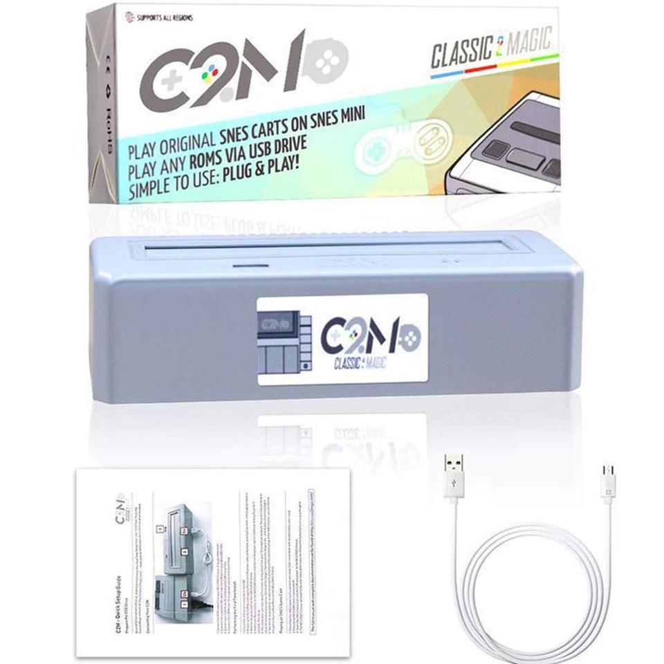 Classic 2 Magic For C2M SNES/NES Carts Drive works Classic Any ROMS VIA ...