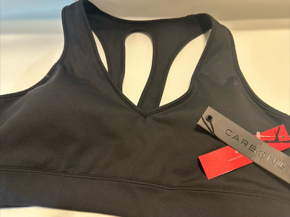 CARBON38 Sport Bra | Racerback | V Neck | L | eBay UK