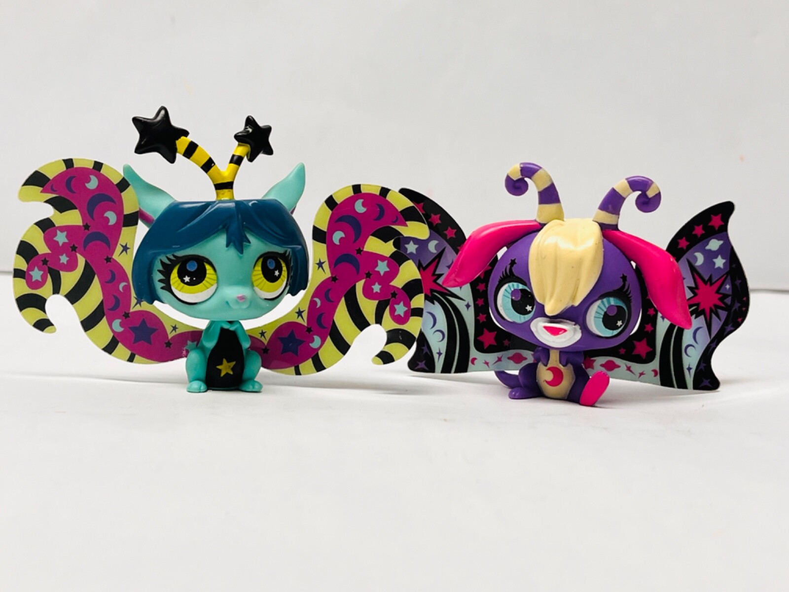 Littlest Pet Shop Moonlight Fairies Toy Figures Set LPS 2826 & 2827 ...