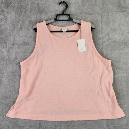 Womens Terry Tank Top A New Day Blush Size XXL | eBay