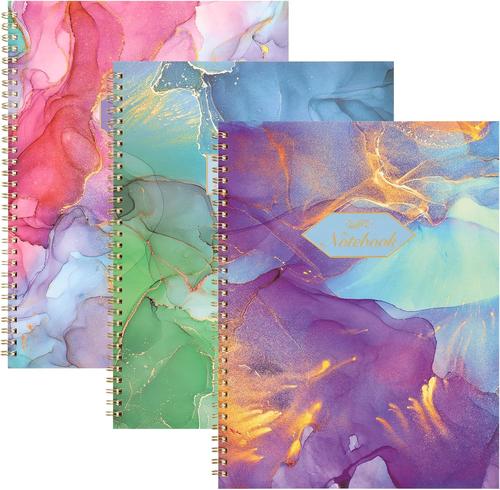 3 Pack Spiral Notebook College Ruled Notebook, Aesthetic Journaling ...