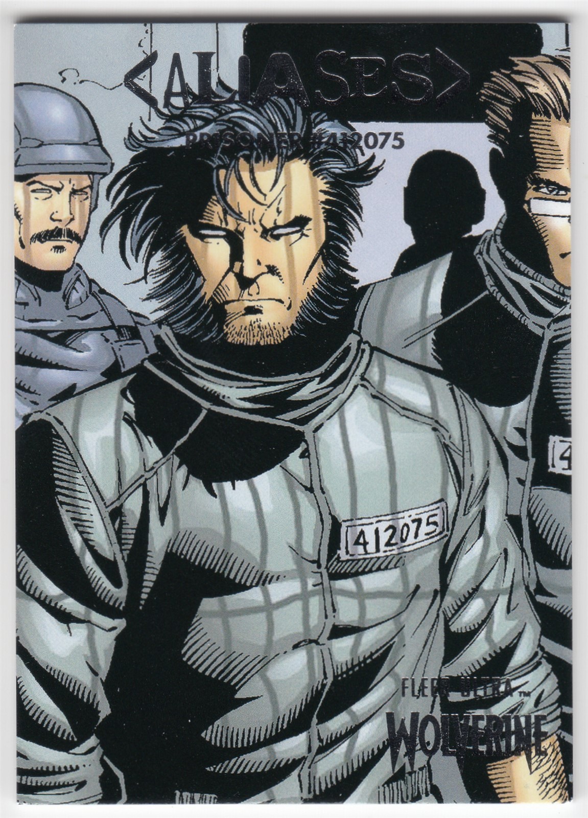 2023 2024 UD Marvel Fleer Ultra Wolverine Aliases PRISONER #412075 #A ...