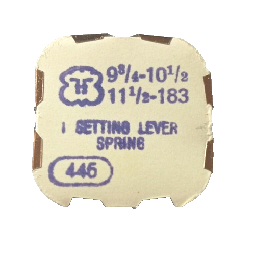 FHF 183 Setting Lever Spring watch part #446 | eBay