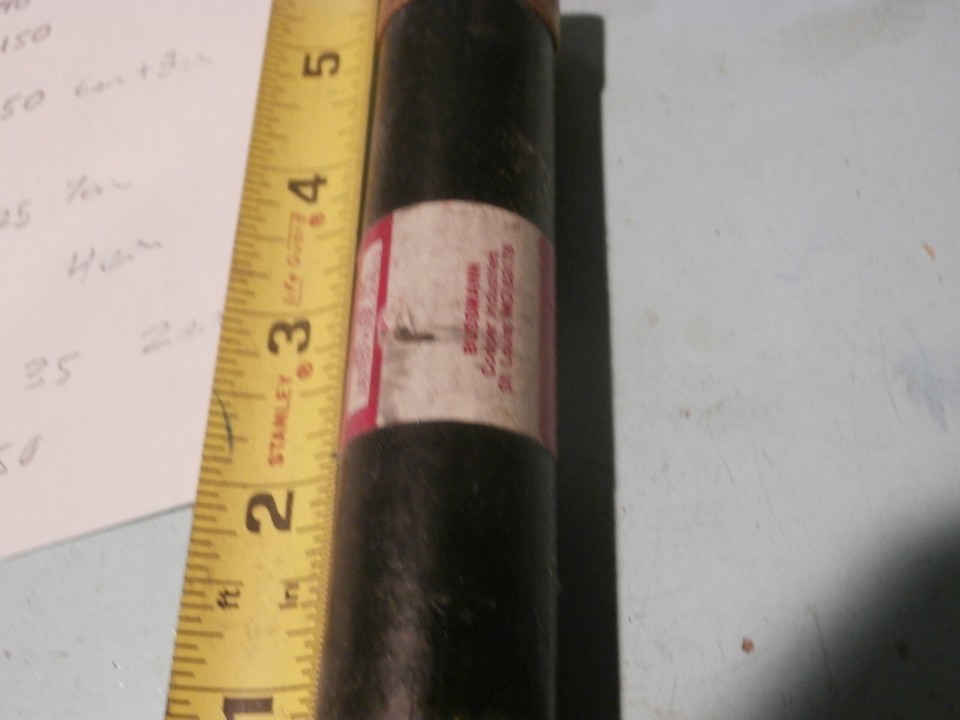 Fusetron FRS-R-50 FUSE, 50 AMP, DUAL ELEMENT TIME DELAY 600VAC 250VDC ...