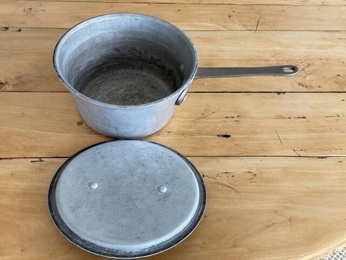 Vintage Commercial Aluminum Cookware Toledo, OHIO Pan 2 1/2 QT. 1702 1/ ...