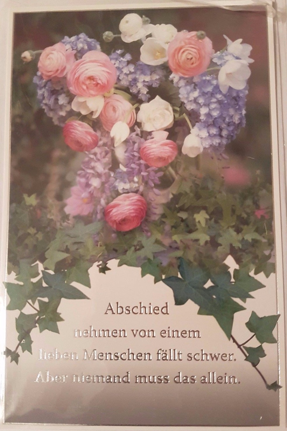 03 Trauer Todesfall Beerdigung Grußkarte Glückwunschkarte Trauerkarten ...