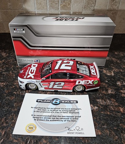 Ryan Blaney Autographed 2021 DEX Imaging Liquid Color 1/24 Diecast 1 of ...
