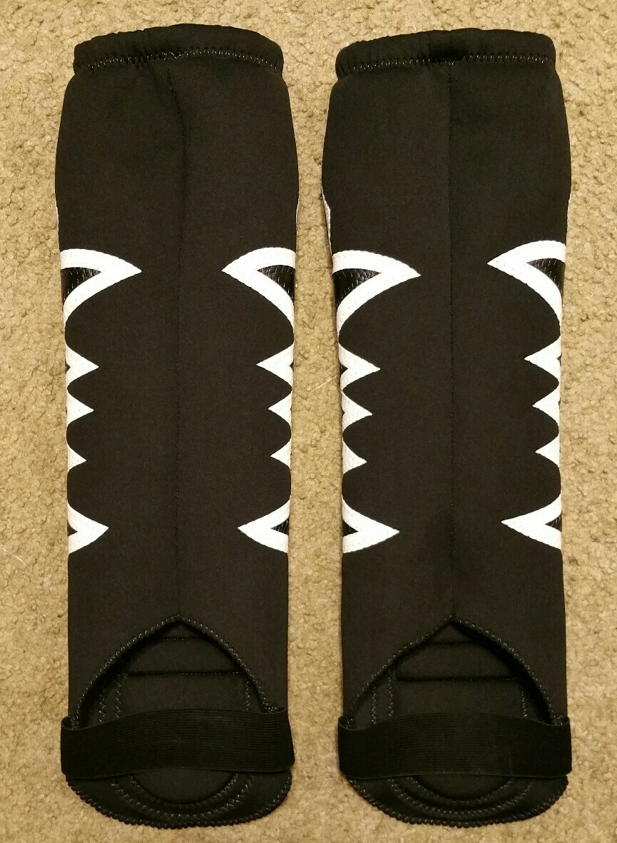 Motorcycle Kickstand Pads Solid Black Wrestling Kickpads - Calf Pads ...