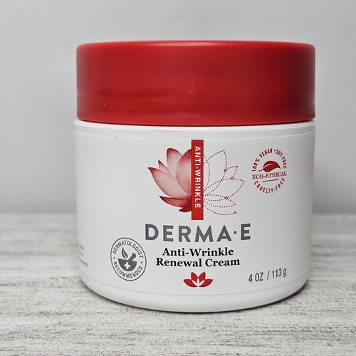 DERMA-E Anti-Wrinkle Renewal Skin Cream – Vegan Anti-Aging Moisturizer ...