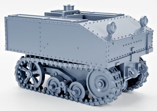 WW2 BELGIUM VCL UTILITY TRACTOR TYPE B INFANTRY 3D PRINTED,MANY SCALES ...