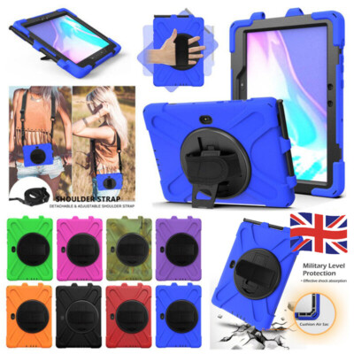 Rugged Stand Case Armor Cover Strap For Samsung Galaxy Tab Active4 Pro ...