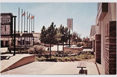 Yuma Arizona Postcard Downtown Mall AZ Main Street First National bank ...