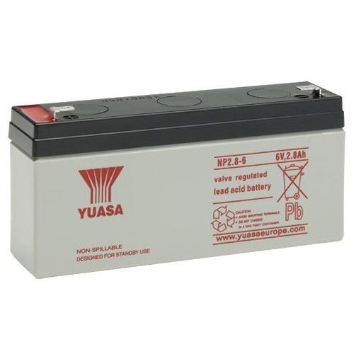 CLU10 & CLU11 CLULITE TORCH BATTERY YUASA NP2.8-6, 6V 2.8AH AS 3.2AH ...