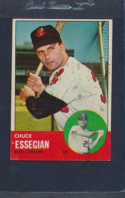 1963 Topps #103 Chuck Essegian Indians EX *1122 | eBay