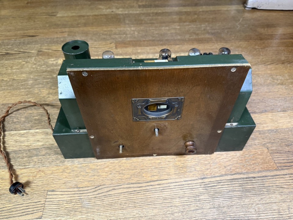 Vintage EDISON RADIO RECEIVER UNIT w/5 TUBES made in 1929 - Untested | eBay