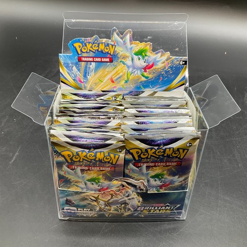Lot (36) Pokemon SWSH Brilliant Stars Booster Packs Sealed w/ Display ...
