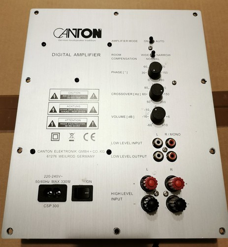 Canton Sub CSP300 Subwoofer Aktivmodul Verstärker aus 85.3 601 | eBay.de