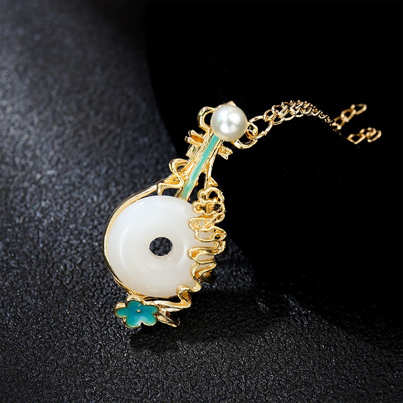 Chinese Ancient Style Pipa Brooches For Women Clothing Coat Jewelry ...