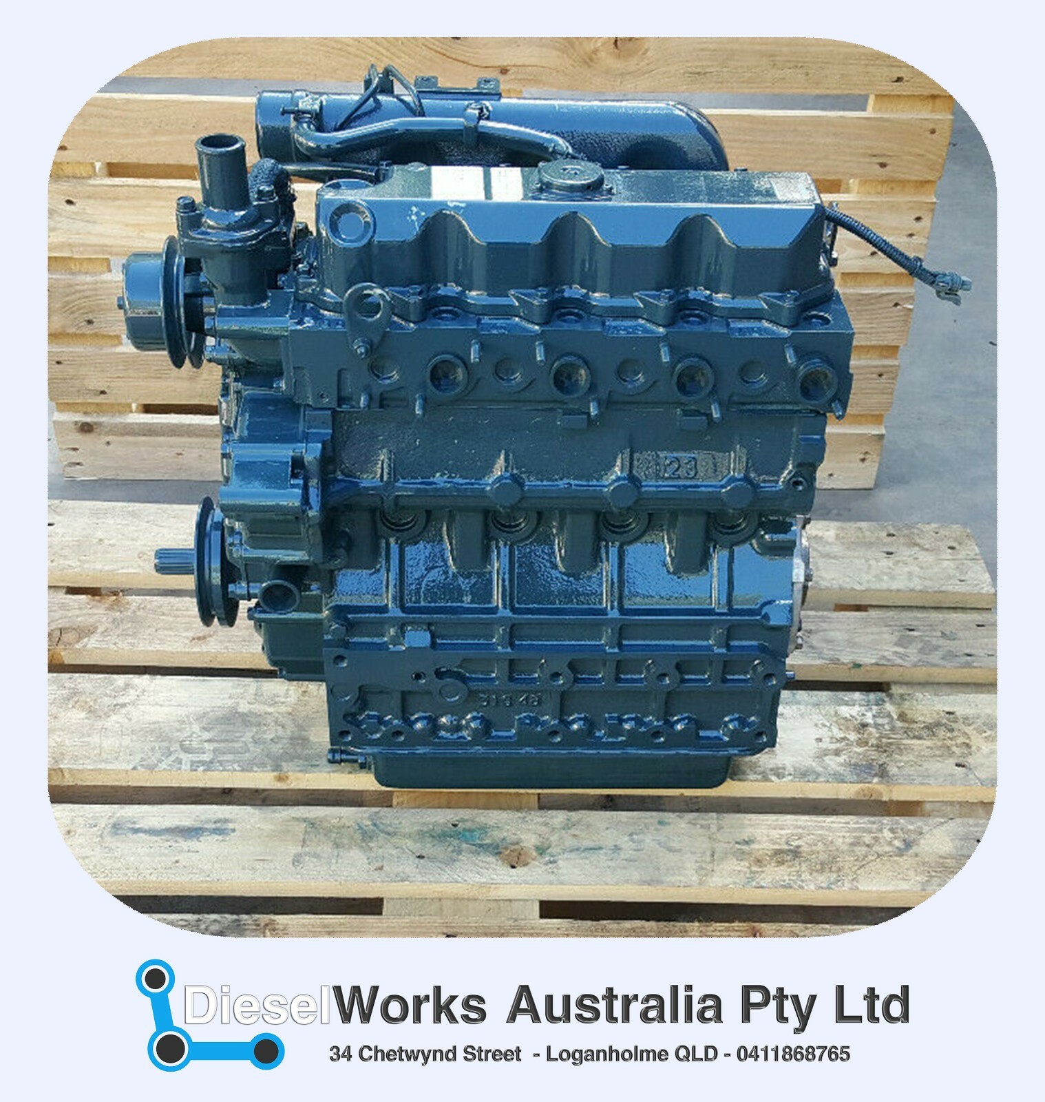 Kubota V2003T Turbo Fully Reconditioned Engine -12 month wty- Exchange ...