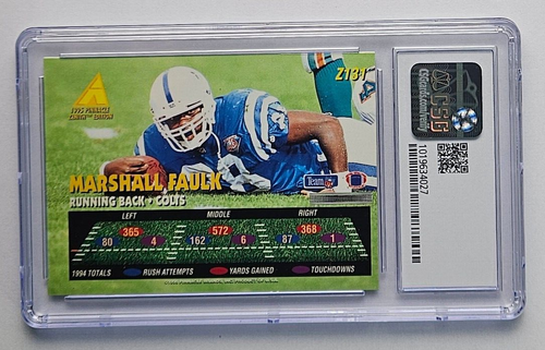 1995 Pinnacle Zenith - #Z131 Marshall Faulk for sale online | eBay