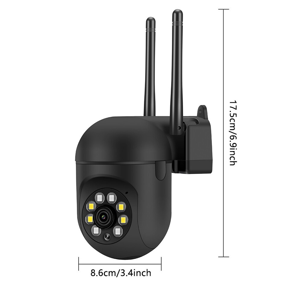Wireless 5G WiFi Home Security Camera System Smart Outdoor Night Vision ...