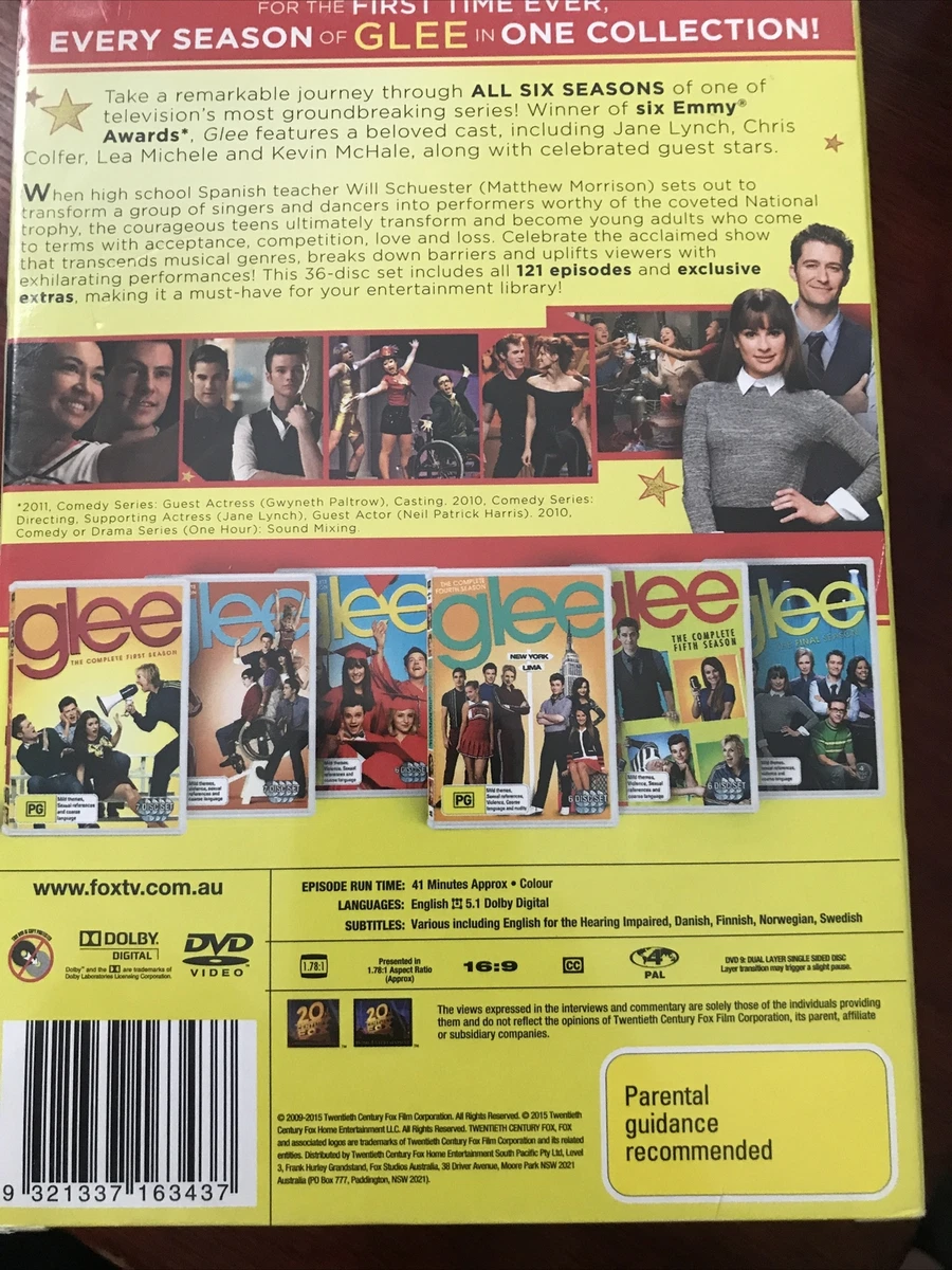 Glee Season 5 Dvd Cover