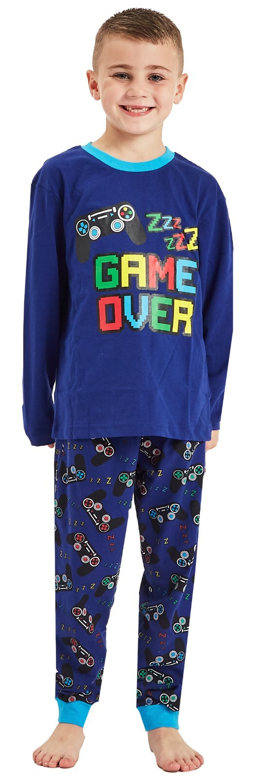 Boys Gamer Gaming Pyjamas Long Short Gamer Gaming Pyjamas 7-13 Years | eBay