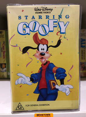 STARRING GOOFY - WALT DISNEY - VHS | eBay