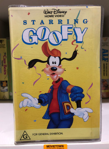 STARRING GOOFY - WALT DISNEY - VHS | eBay