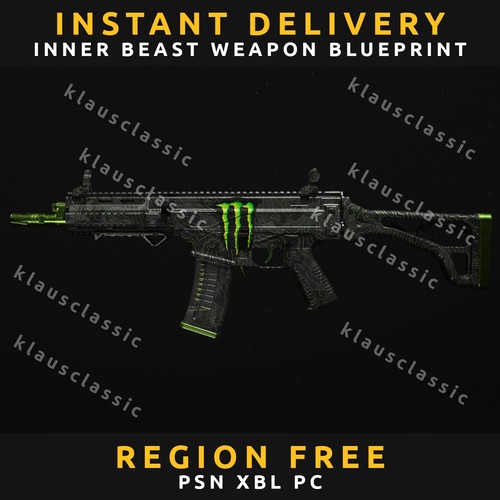 Call of Duty Modern Warfare 3 - Inner Beast Weapon Blueprint Skin COD ...