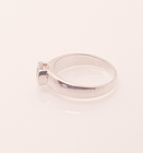 Gorgeous Sparkling White Stone Band Ring 925 Solid Silver Size P~P1/2 ...