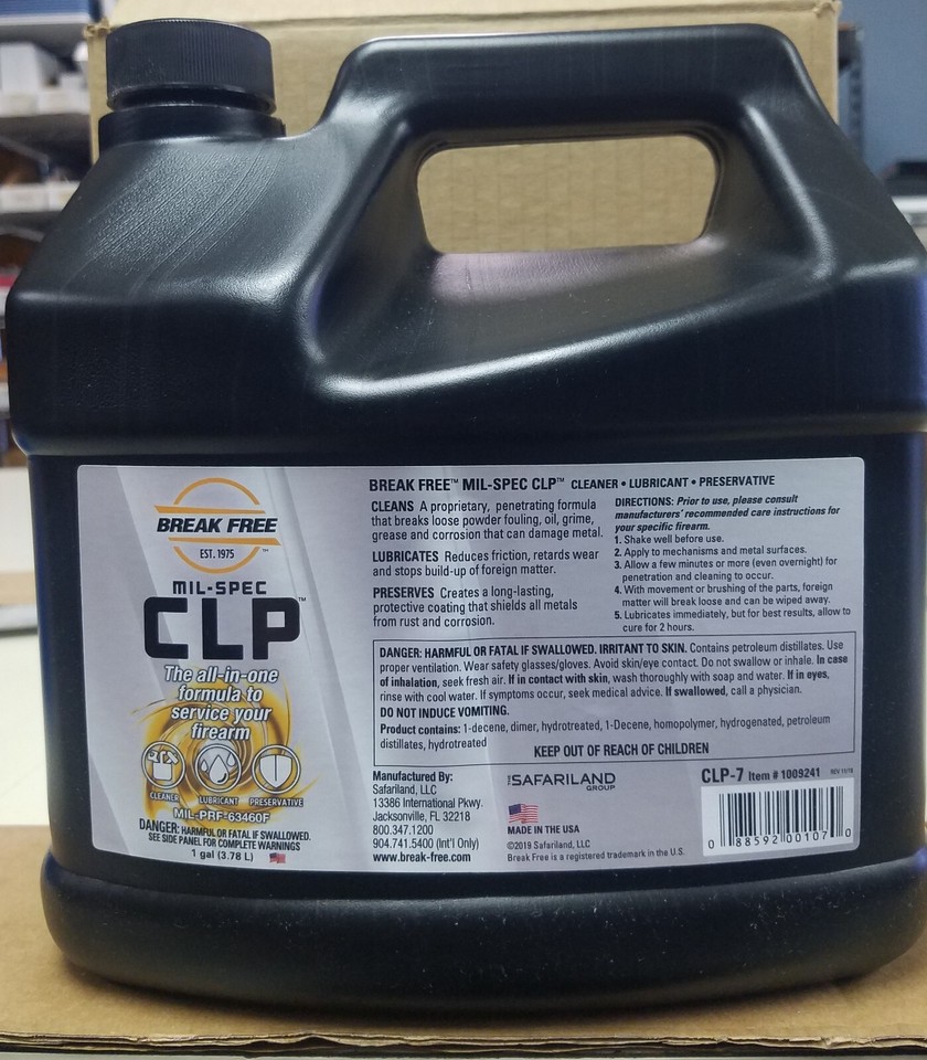Break-Free CLP -- Cleaner, Lubricant, Preservative -- Pint, Gallon, 1 ...