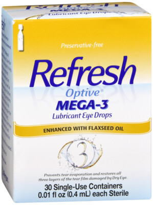 Refresh Optive Mega-3 Preservative Free Eye Drops 30x0.4ml | eBay