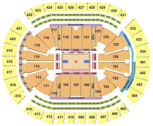 Rockets Seating Chart Toyota Center | Cabinets Matttroy