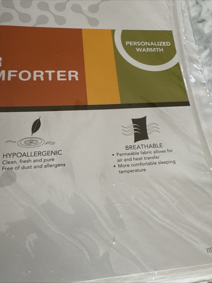 Sleep Number Create Your Perfect Comforter Cover Duvet Full/Queen | eBay