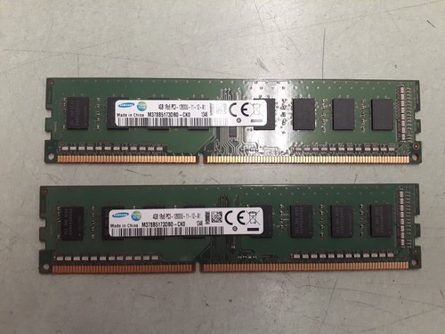 Samsung 8GB (2x4GB) DDR3 1600 (PC3-12800U) Desktop Ram M378B5173DB0-CK0 ...