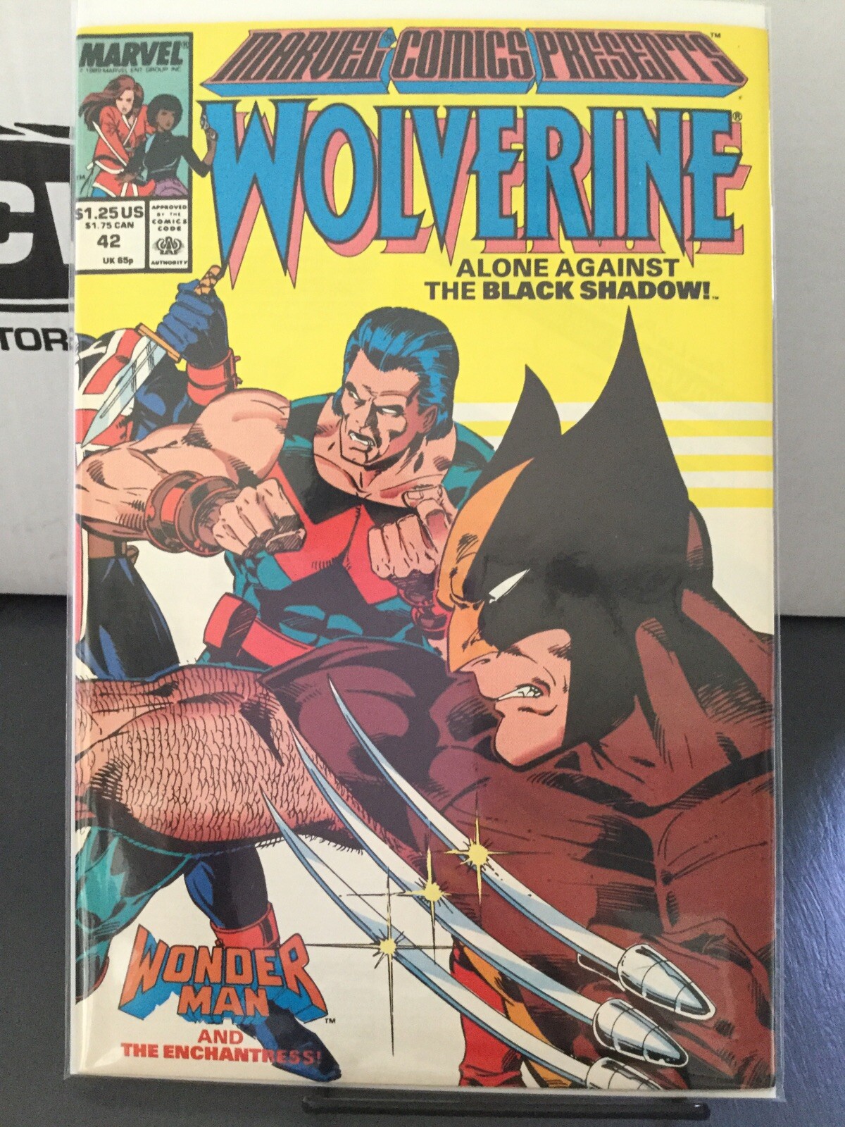 MARVEL COMICS PRESENTS #42 WOLVERINE ALONE AGAINST THE BLACK SHADOW | eBay