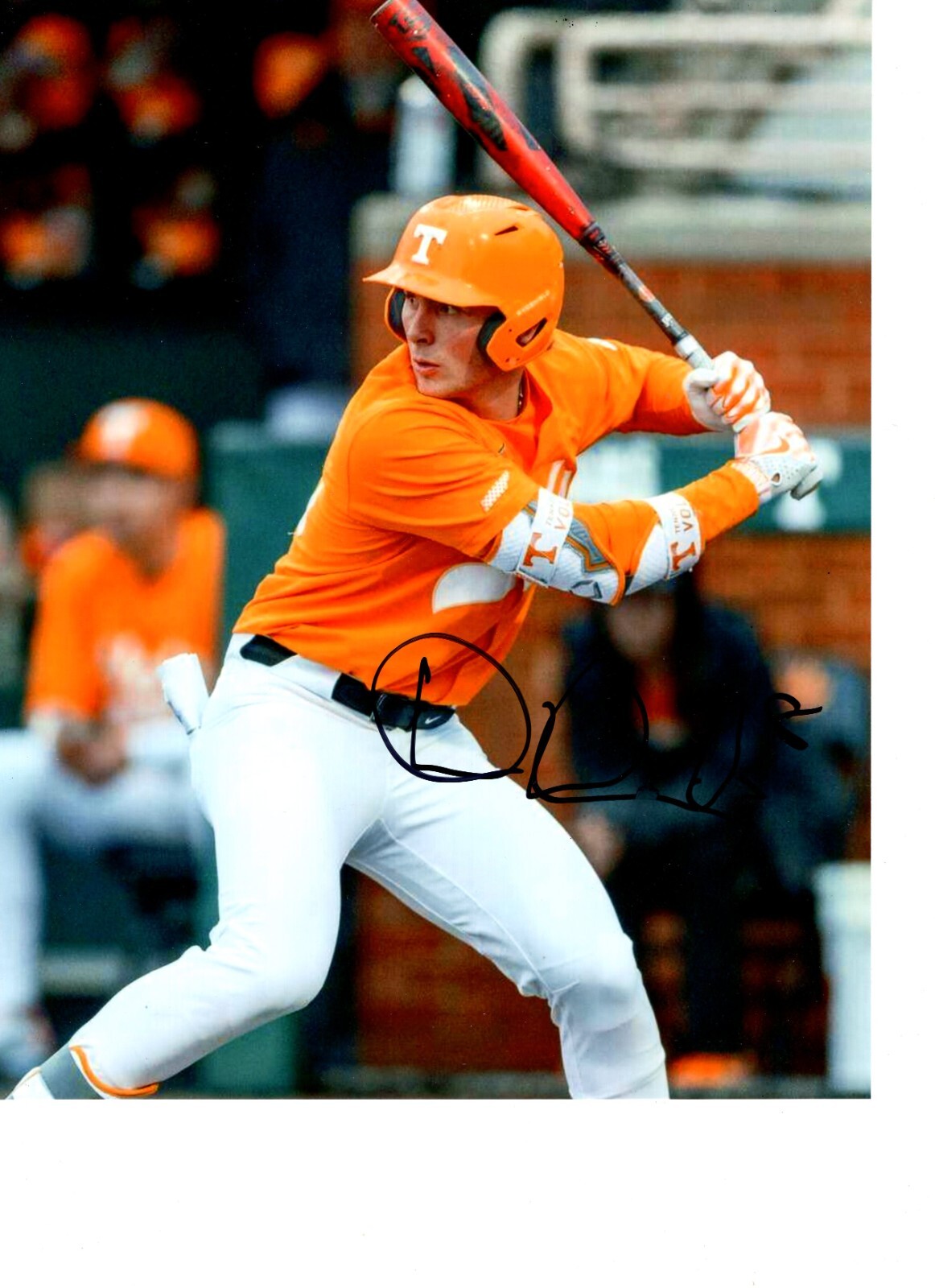 DYLAN DREILING TENNESSEE VOLS BASEBALL SIGNED 8X10 PHOTO W/COA #2 | eBay
