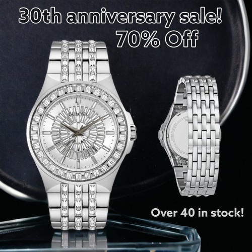 Bulova Phantom Silver Men's Watch - 96A236 for sale online | eBay