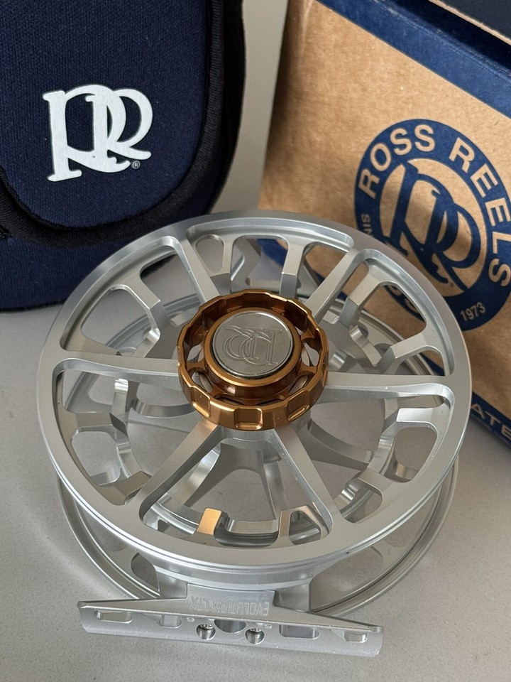 **BEAUTIFUL** 🔥 ROSS EVOLUTION LTX 5/6wt PLATINUM Fly Reel!! 🔥 ~New~ | eBay