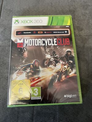 Xbox 360 Game New Sealed Motorcycle Club Motorcycle Racing Ride Your ...